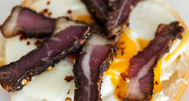 Biltong Bagel - Egg & Cheese Biltong Bagel Melt – The Jerky Co