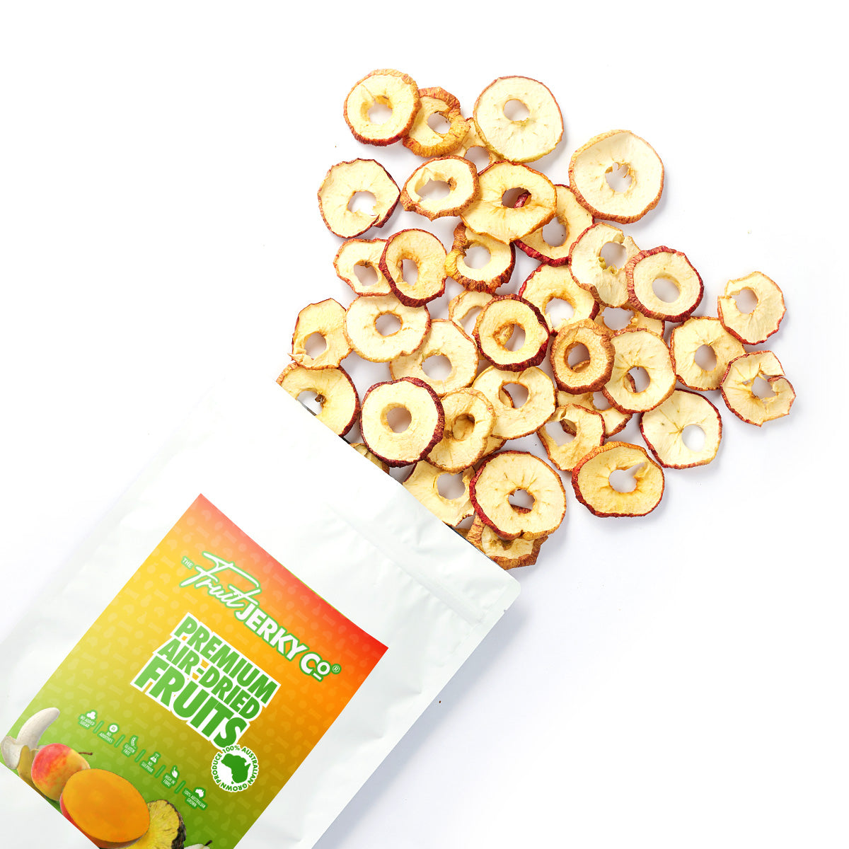 Air Dried Red Apple - Fruit Jerky - 100% Australian Air Dried Fruit ...