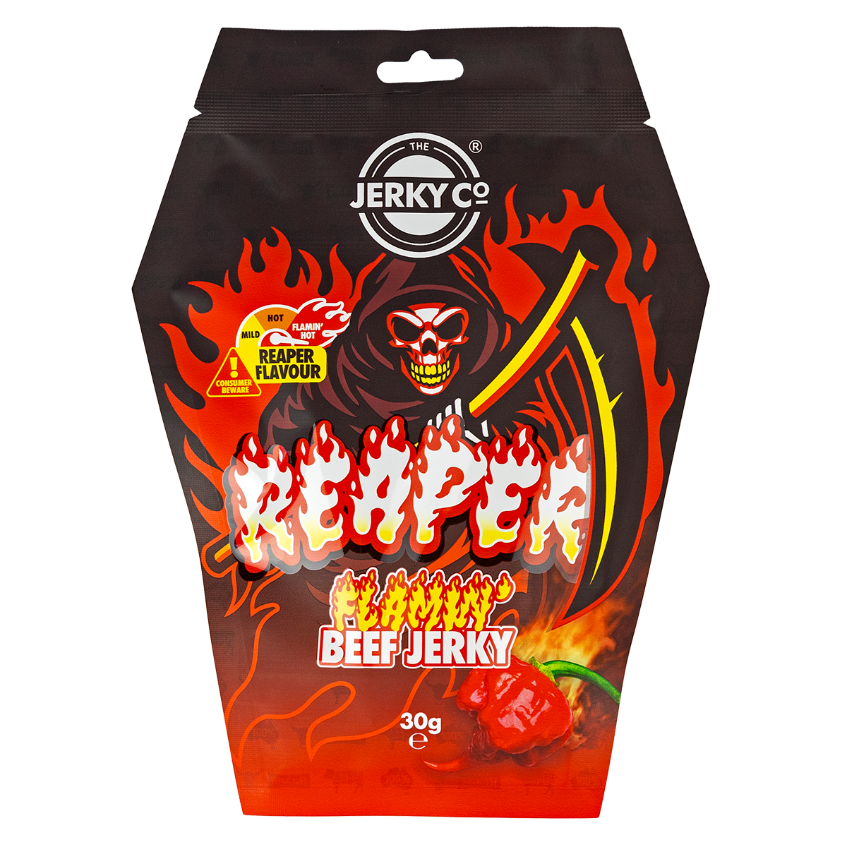 Red Hot Reaper Chilli | Spicy Beef Jerky | The Jerky Co