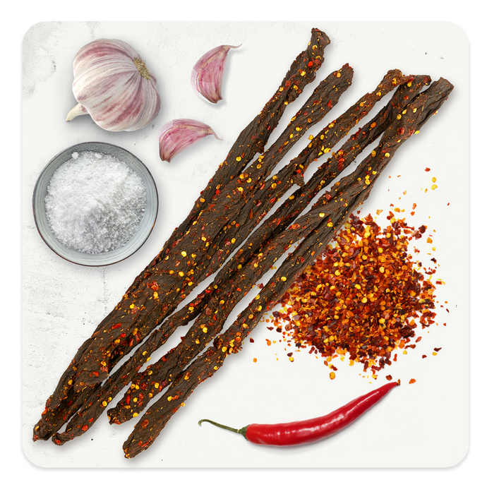 Chilli Garlic Snap Sticks Online | Australia – The Jerky Co