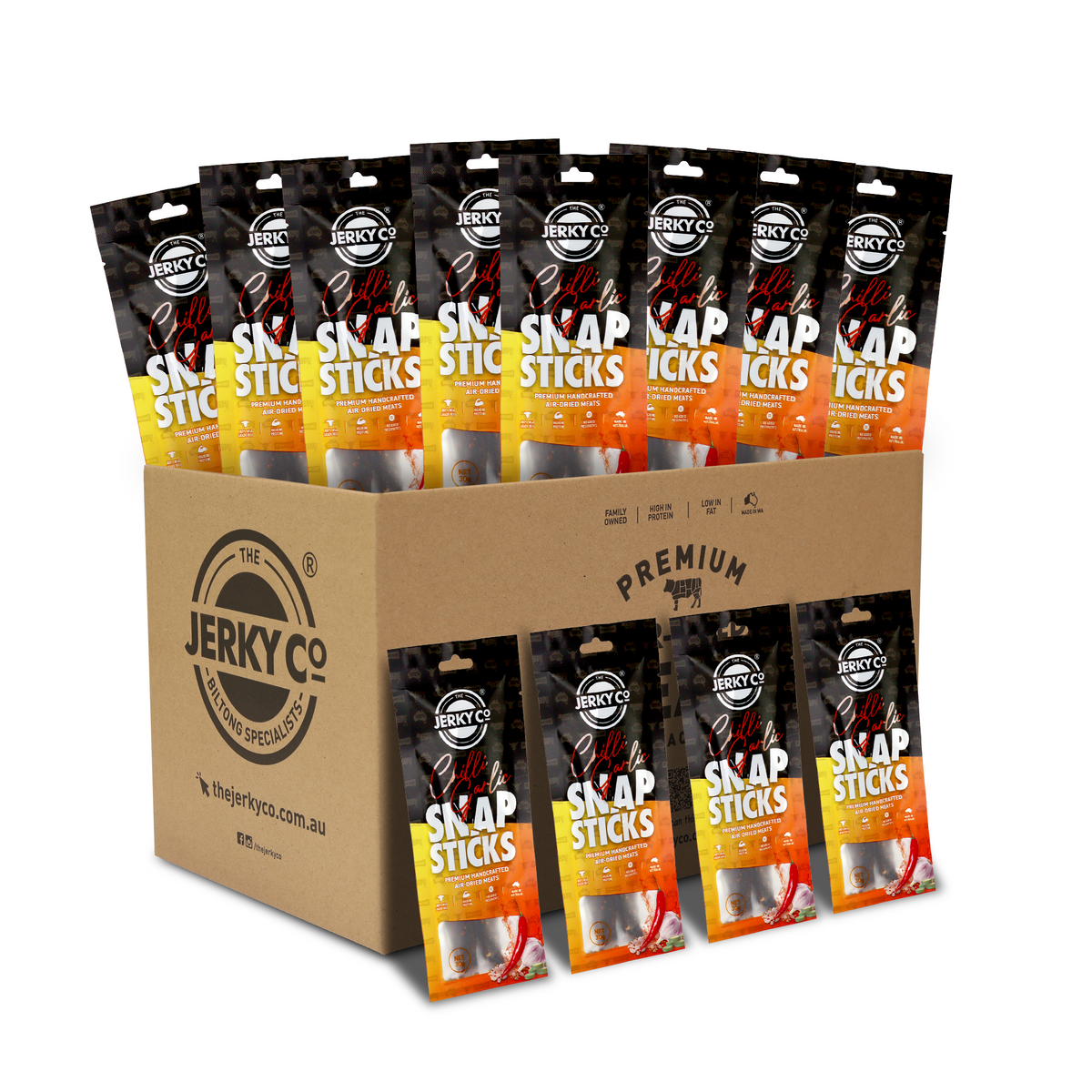 Chilli Garlic Snap Sticks - Sample Pack - 12x30 g Online | Australia ...