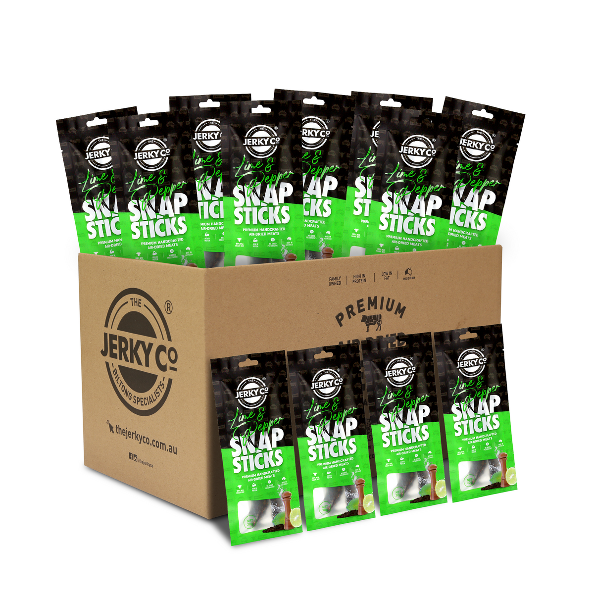 Lime & Pepper Snap Sticks Online - 12 x 30g | Perth | Australia | The ...